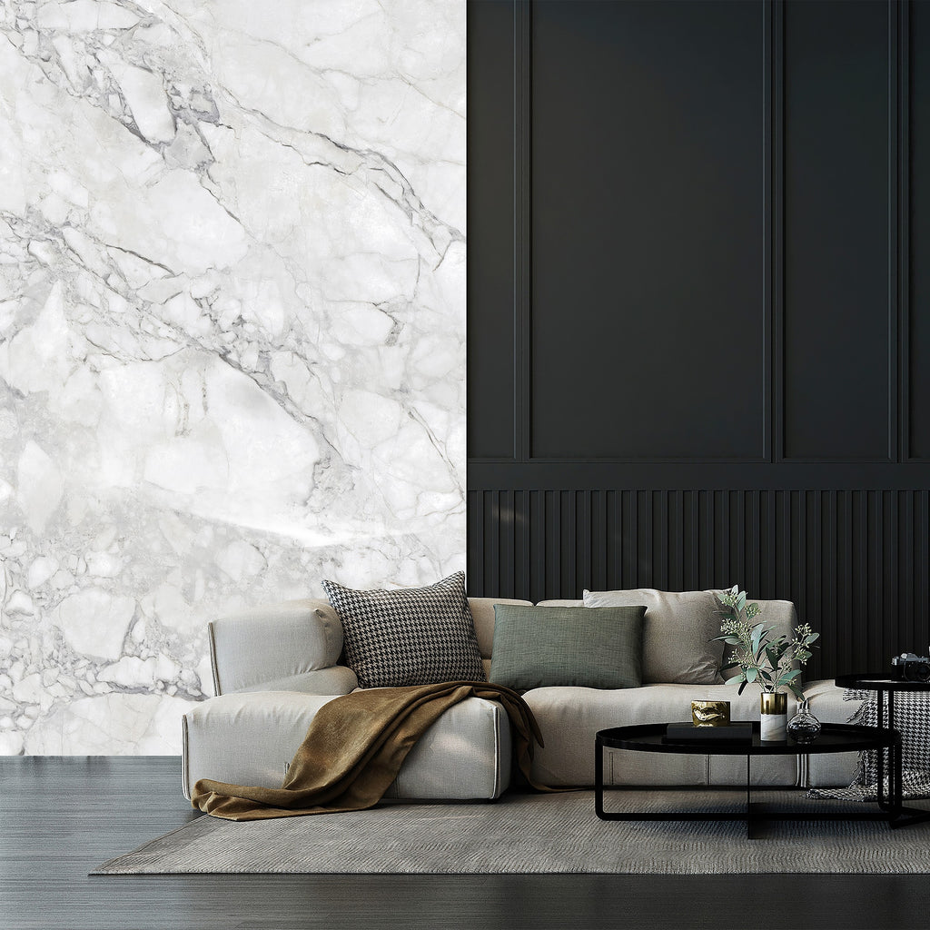 Muraluxe Grey Marble Wall Panels, Stylish | Flordeco